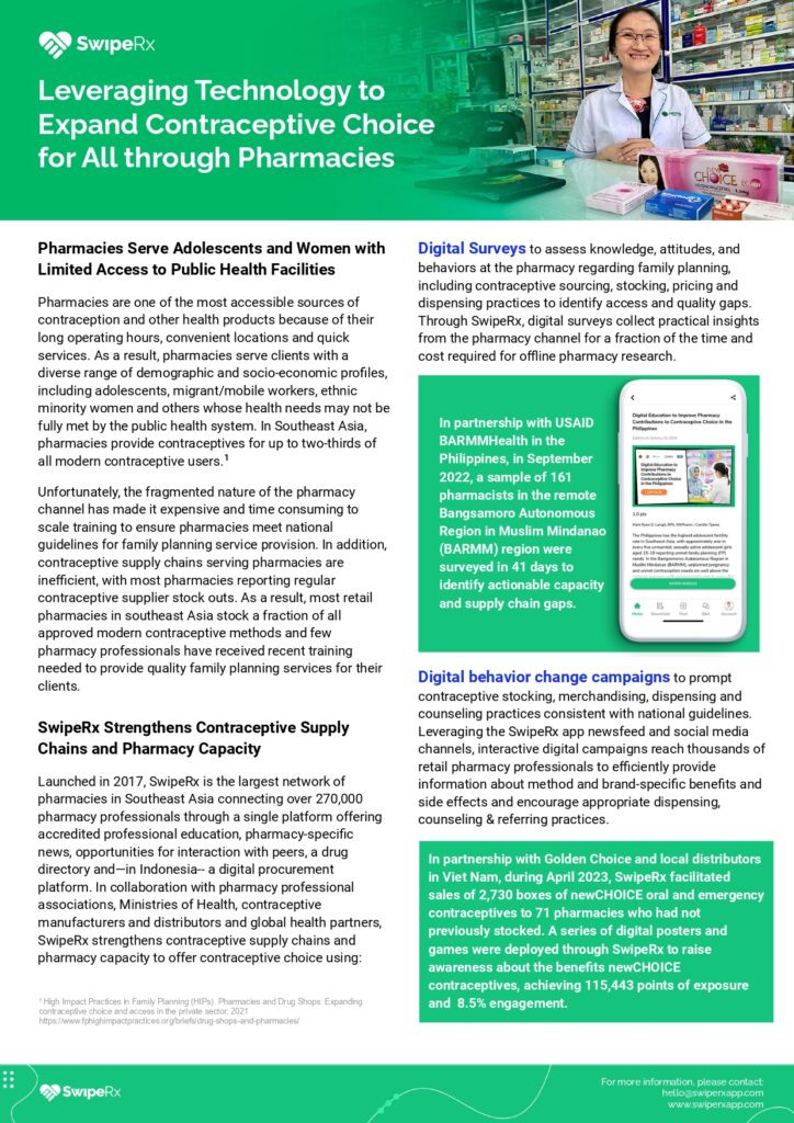 SwipeRx - Leveraging Technology to Expand Contraceptive Choice for All ...